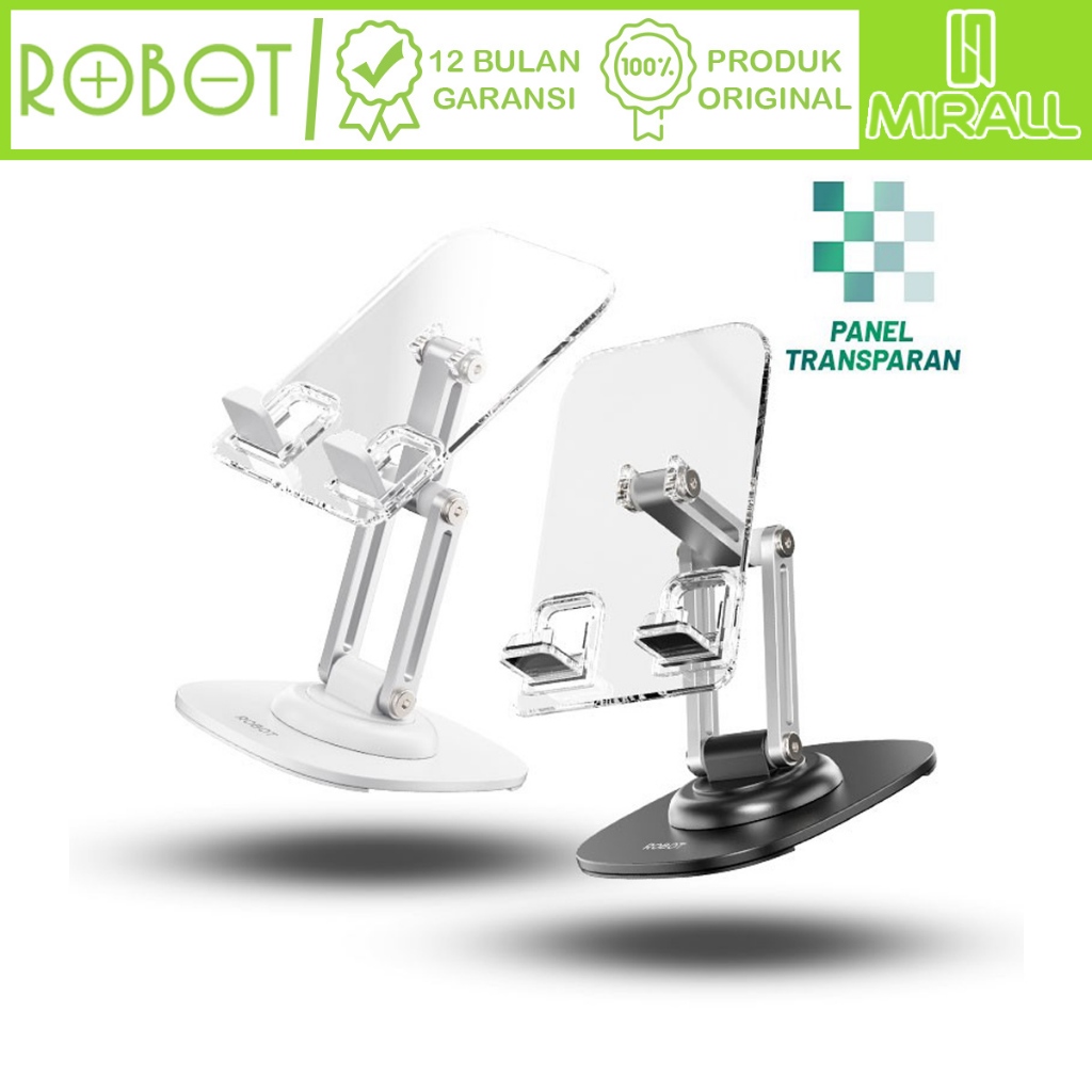 Jual ROBOT RT-US16 Universal Transparent Stand Holder Phone Tablet ...