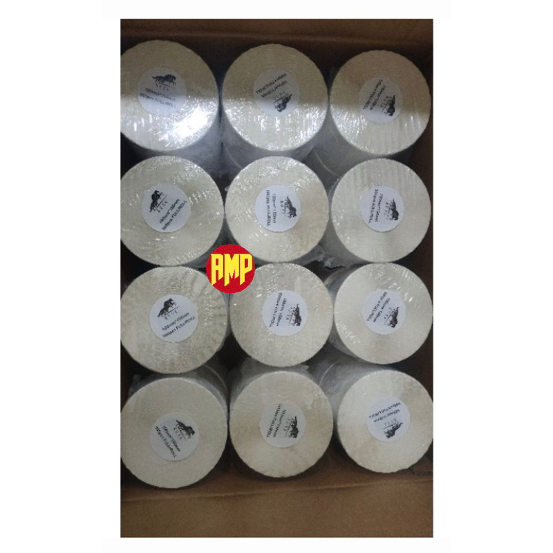 Jual Label thermal kuya roll alas kertas 1 dus isi 24 roll 100mm x ...