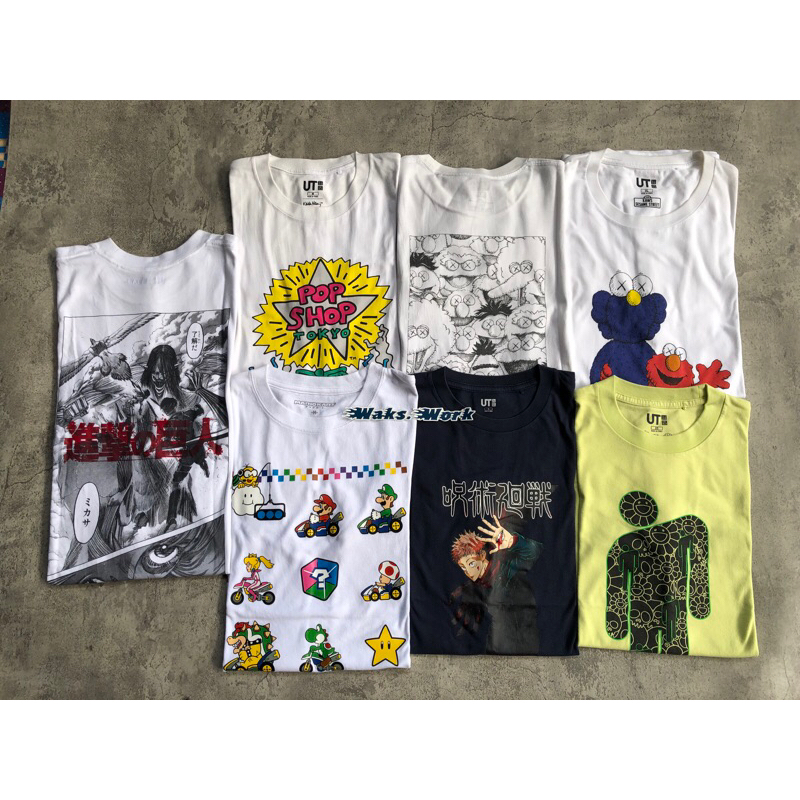 Jual UNIQLO UT GRAPHIC TEE T-SHIRT/KAOS SCND | Shopee Indonesia