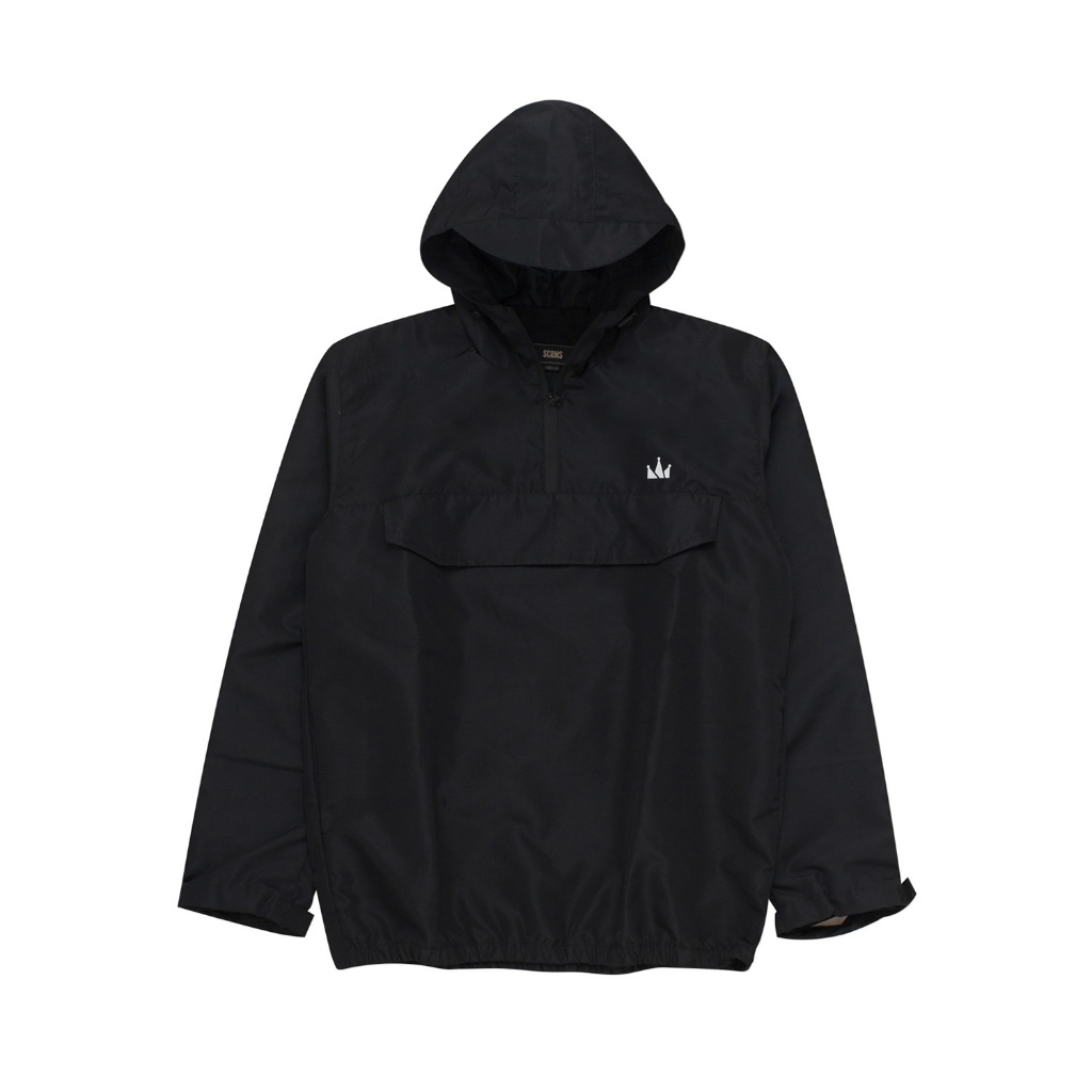 Jual Screamous Anorak Jacket RAVEN BLACK | Shopee Indonesia