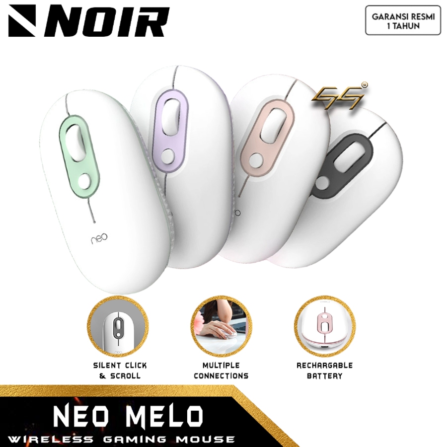 Jual NOIR NEO MELO Mouse Office Wireless Bluetooth Slim Silent Click ...