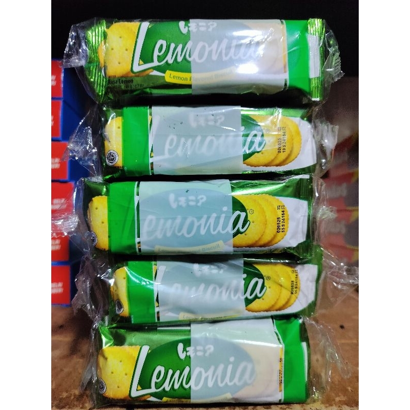 Jual Lemonia Lemon Flavored Biscuit Renceng (isi 10 Pcs) | Shopee Indonesia