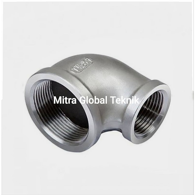 Jual Vlok Sok Elbow 2" x 1-1/4" SS304 / Reducer Elbow Drat Dalam Stainless Steel 304 | Shopee ...