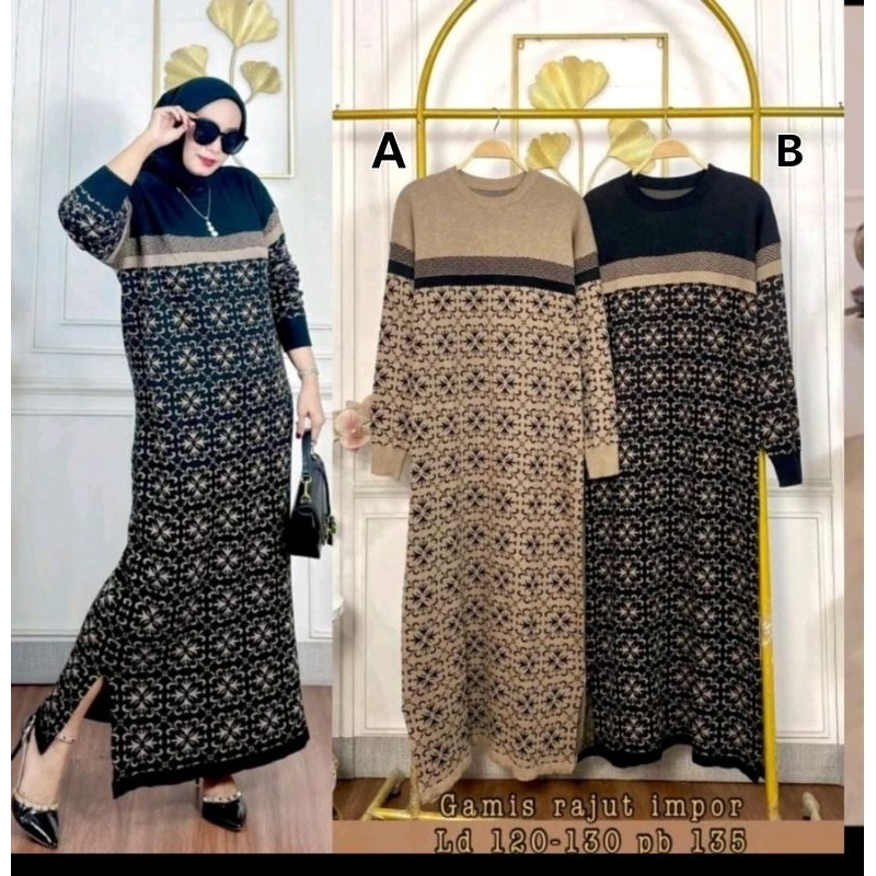 Jual GAMIS BATIK RAJUT BY RAJUT (READY) | Shopee Indonesia