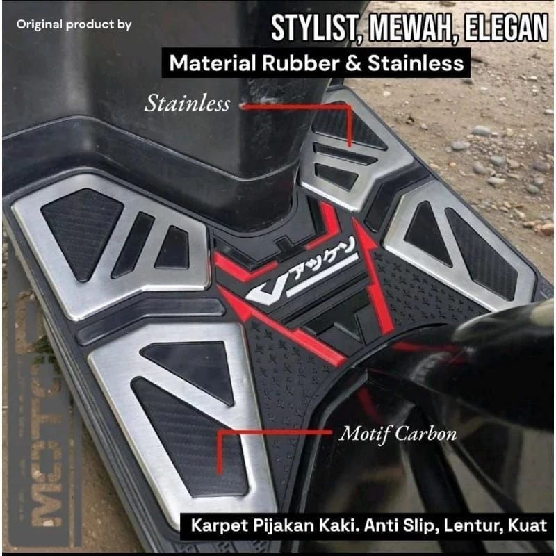 Jual Karpet Motor Vario 125-150 Karpet Motor Variasi Pijakan Kaki ...
