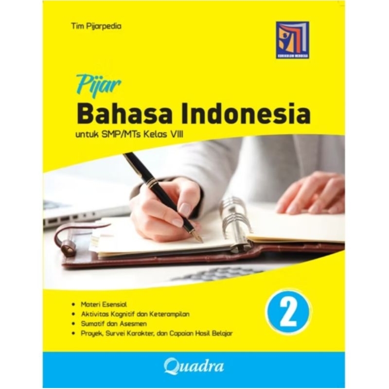 Jual Pijar Bahasa Indonesia Kelas 8 SMP Penerbit Quadra Kurikulumerdeka | Shopee Indonesia