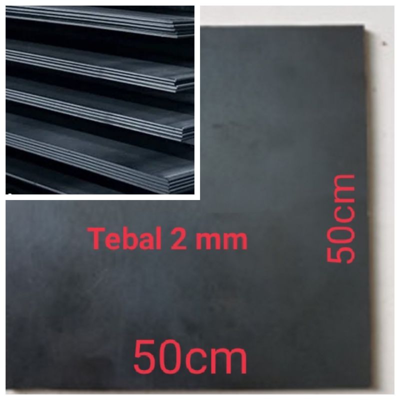 Jual plat besi hitam panjang 50 lebar 50 tebal 2,5mm dan 2 mm | Shopee ...
