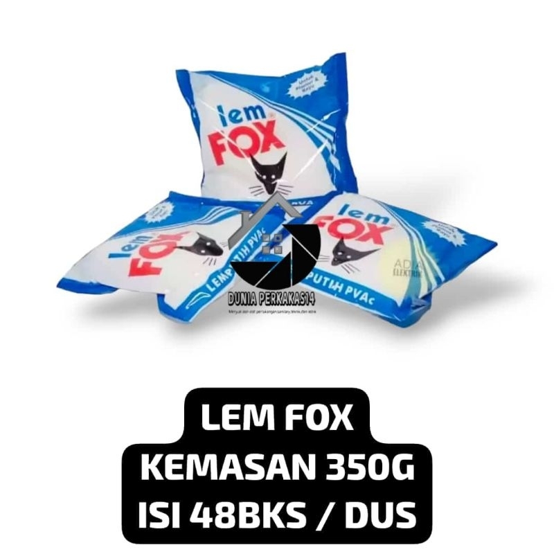 Jual LEM FOX KAYU WALLPAPER PUTIH Pvac BIRU 350GRAM | Shopee Indonesia