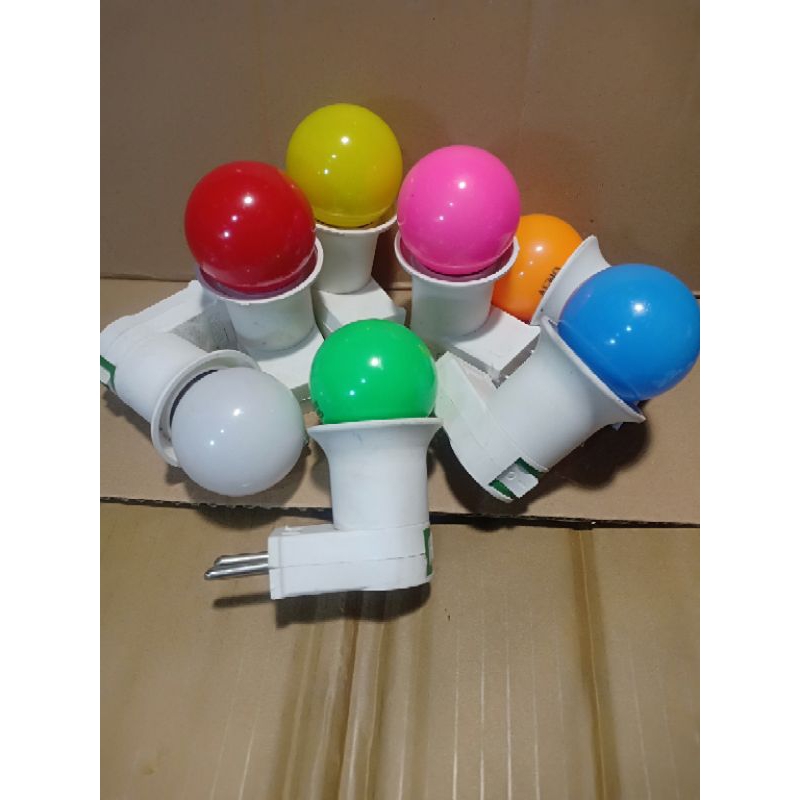Jual Fiting colok +lampu LED 3watt lampu tidur lampu malam lampu ...