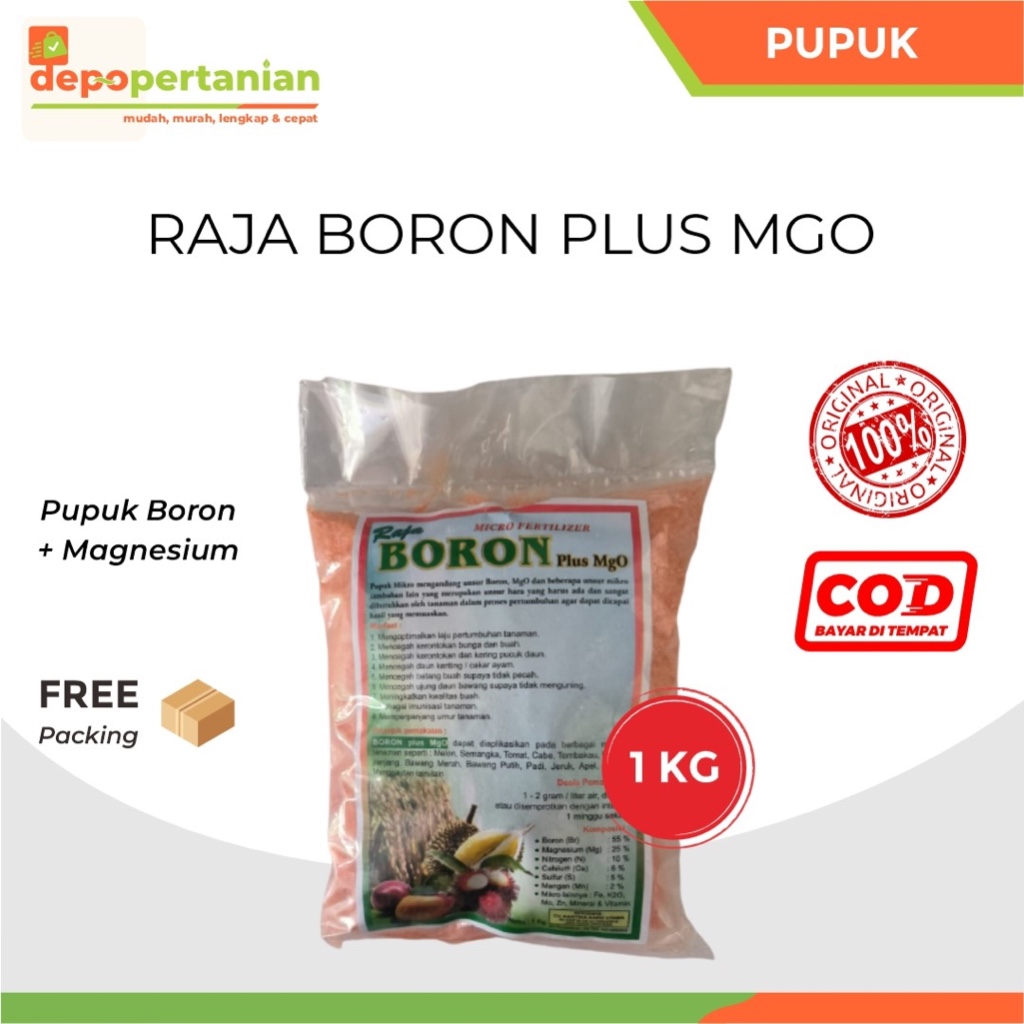 Jual Depo Pertanian - Pupuk Raja Boron Plus Magnesium MgO 1 kg Micro ...