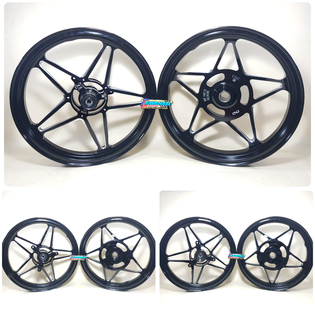 Jual Velg Velk Racing Delkevic DND X-1 Yamaha Nmax New / N Max Old ...