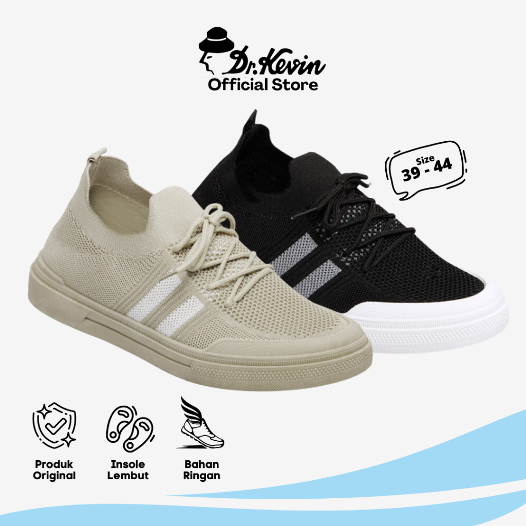 Jual Dr. Kevin Sepatu Sneakers Sport Olah Raga Pria Kets 889-060 ...
