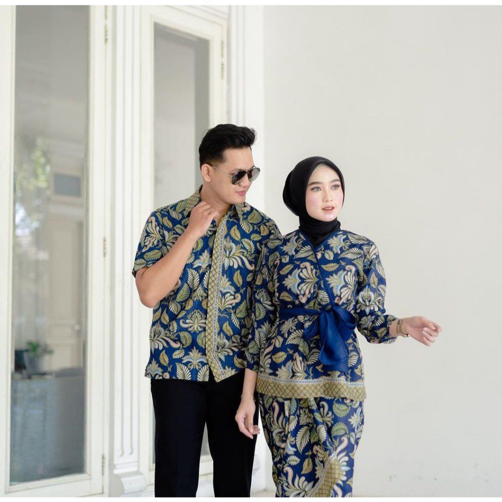 Jual Benang Raja Batik Couple Pria Wanita Katun Daun Gugur | Shopee ...