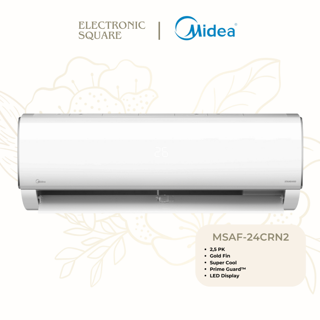 Jual AC Split MIDEA 2,5 PK MSAF-24CRN2 | Shopee Indonesia