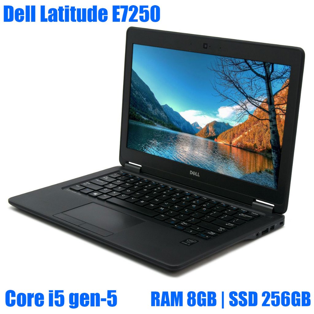 Jual Laptop Dell Latitude E7250 Core i5 gen5 SSD 256GB Ram 8GB Webcam nbd23 | Shopee Indonesia