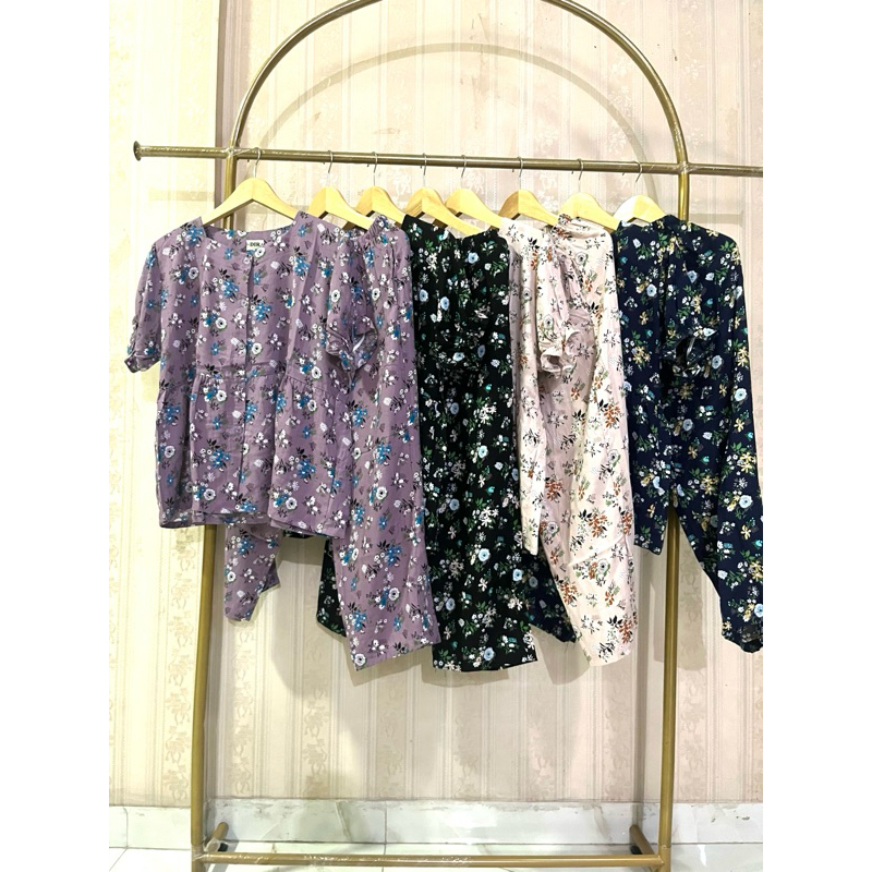 Jual One Set daily Setcel by Dira Piayama Bahan Rayon Premium | Shopee ...