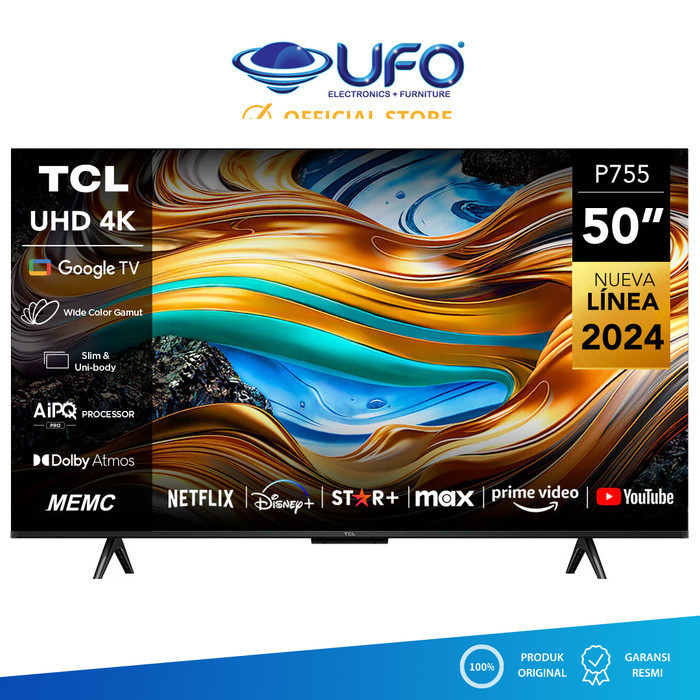Jual TCL 65P755 4K UHD HDR10+ Google TV Dolby Vision-Atmos 65 Inch ...