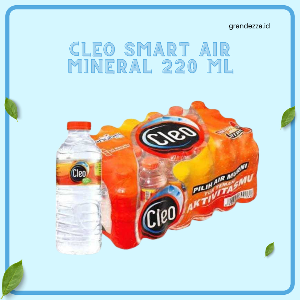Jual Cleo Smart Air Mineral Kemasan Botol 220 x 24Pcs Nipis Madu Botol ...
