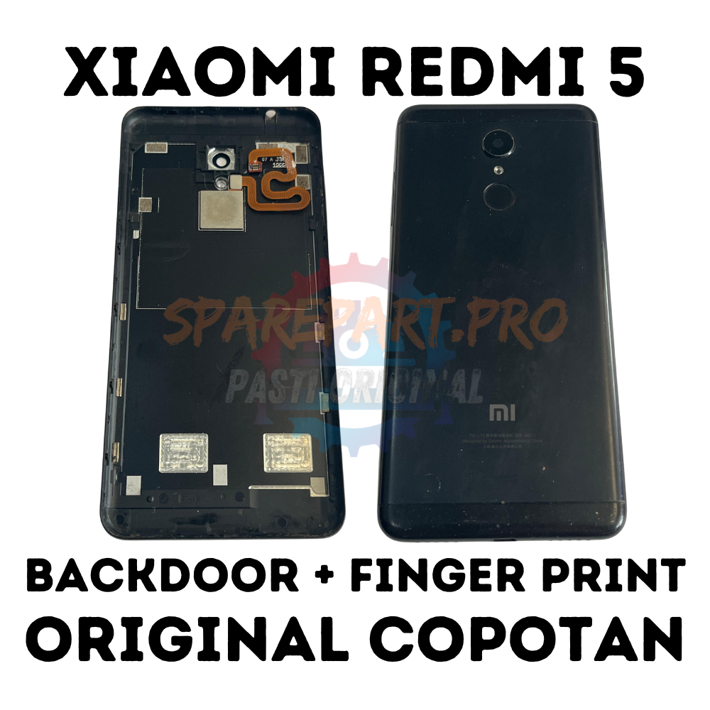 Jual BACKDOOR + FINGER PRINT XIAOMI REDMI 5 ORIGINAL COPOTAN | Shopee ...