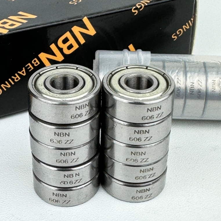 Jual BEARING 606 ZZ/606ZZ 6x17x6 mm NBN Official Original | Shopee ...