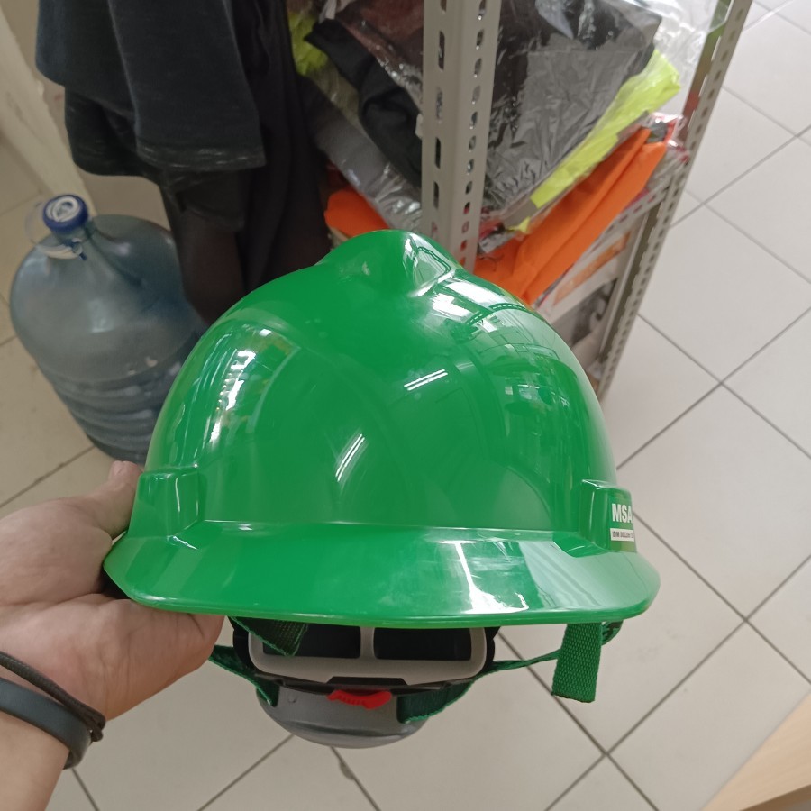 Jual Helm Safety MSA Lokal Full Set Plus Fastrack / Helm Kerja Proyek ...