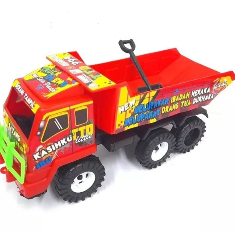 Jual Mainan Mobil Truk Oleng Pengangkut Pasir Mobil truck | Shopee ...