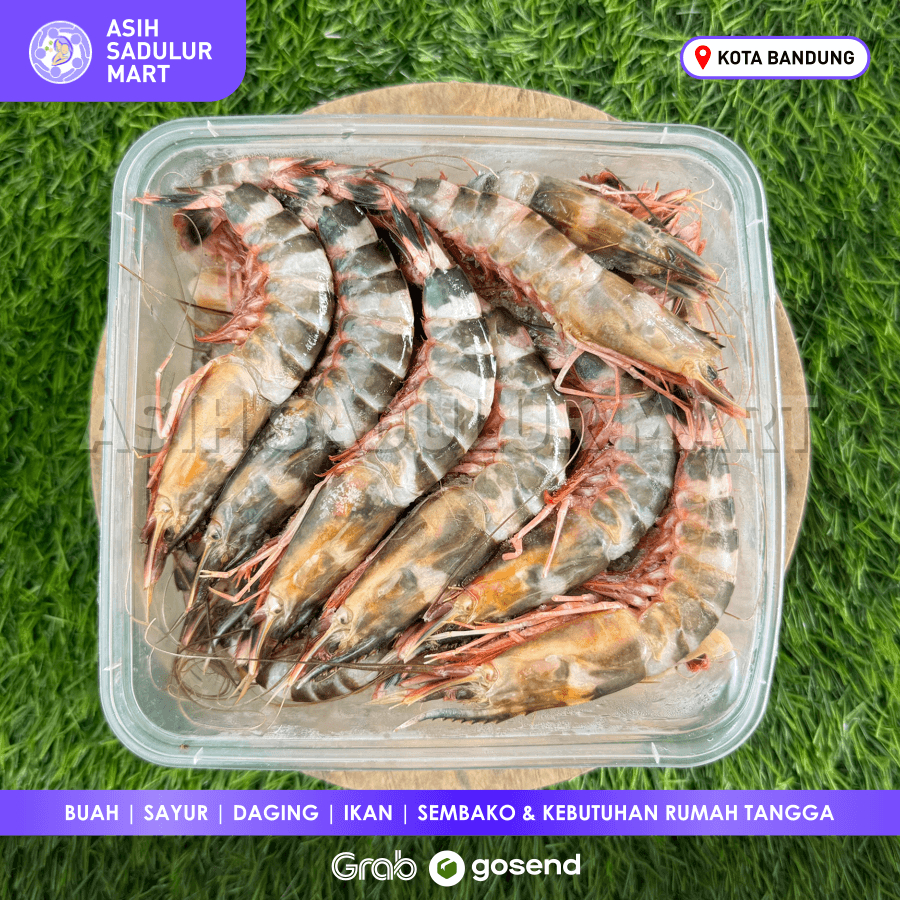 Jual Udang Windu Tiger 1kg / 500g Fresh Diskon Seafood Bandung | Asih ...