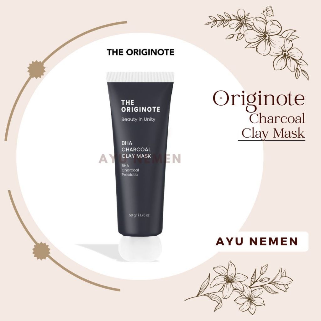 Jual The Originote BHA Charcoal Clay Mask / Originote Clay Mask ...