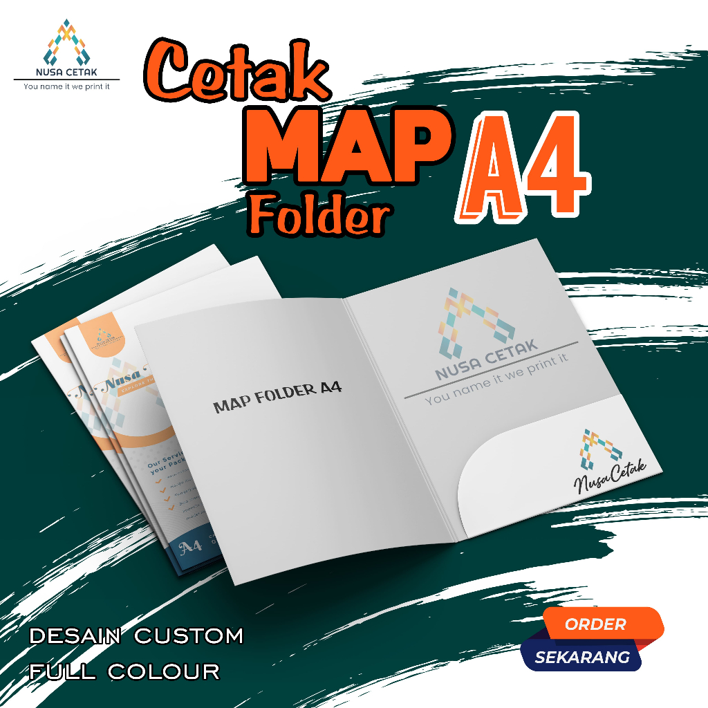 Jual Cetak Custom MAP Folder Ukuran A4 | Shopee Indonesia