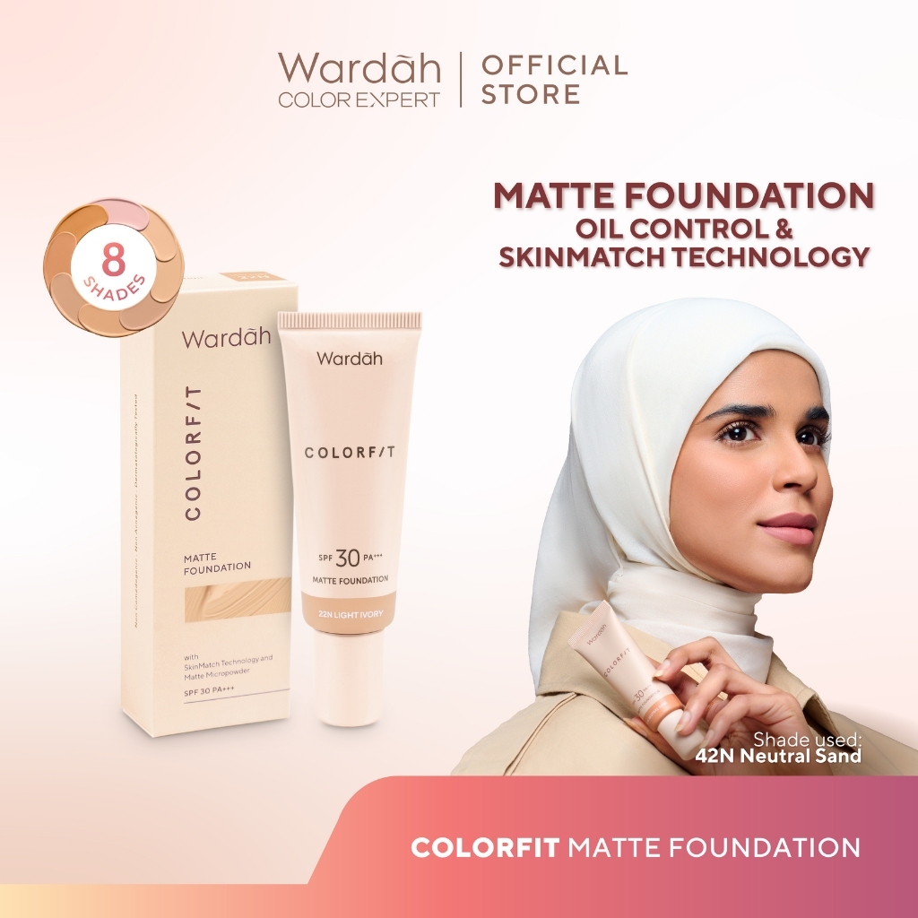 Jual Wardah Colorfit Matte Foundation | Shopee Indonesia