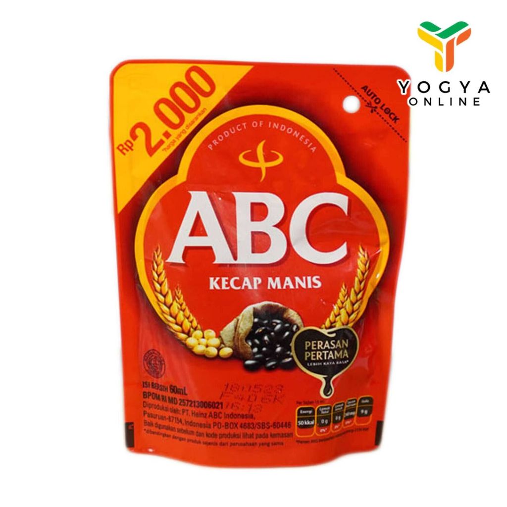 Jual Abc Kecap Manis Pouch 60 Ml Or 75 G | Shopee Indonesia