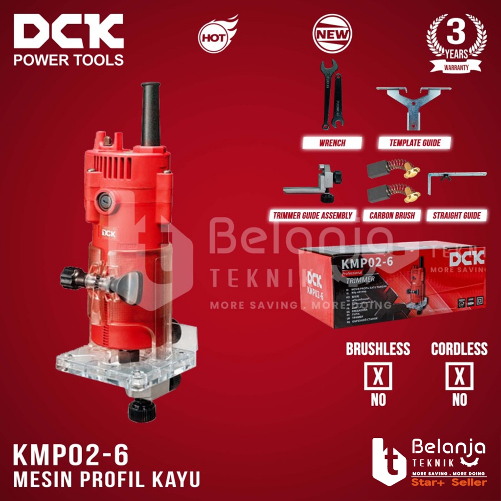 Jual DCK Mesin Profil Kayu KMP02-6 Wood Router Trimmer 350 Watt KMP 02-6 | Shopee Indonesia