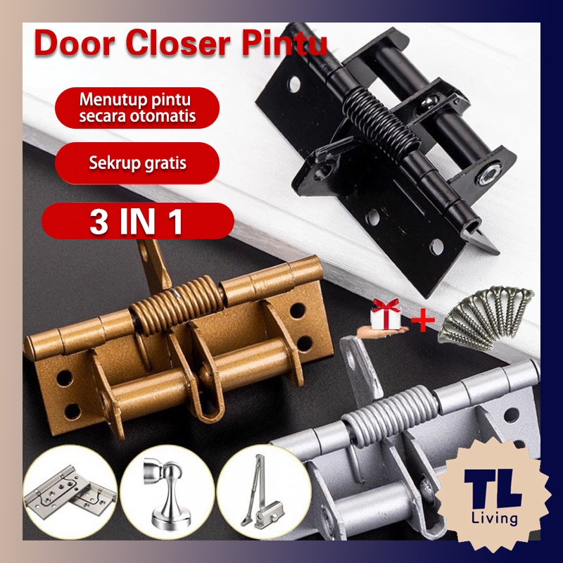 Jual Engsel Pintu Otomatis Spring Door Closer Engsel Metal Engsel ...