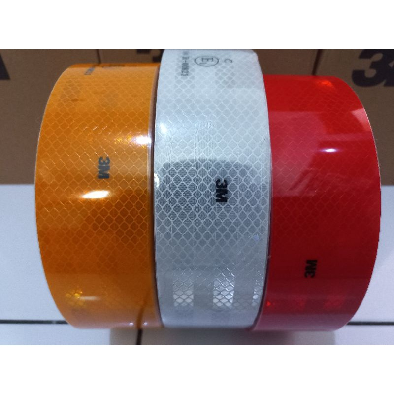 Jual Stiker Reflektor 3M lulus uji kir dishub Mobil Box Truck Pemantul ...