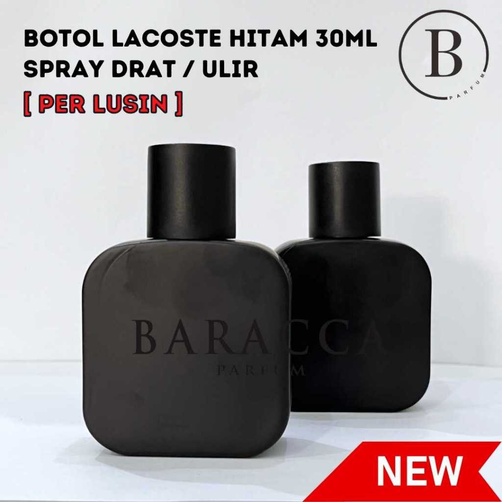 Jual Botol Parfum Lacoste 30ML Drat Hitam - Botol Parfum Kosong Lacoste ...