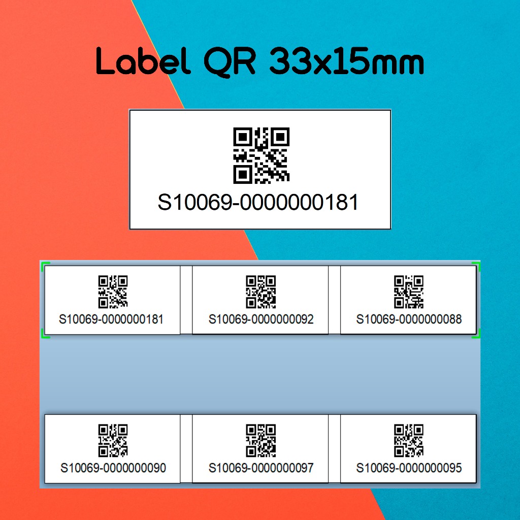 Jual CETAK LABEL BARCODE QR HARGA 33x15mm 200 Pcs SEMICOATED TOP ...