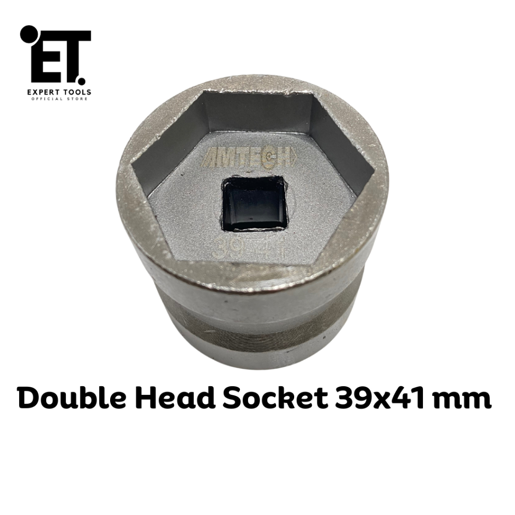 Jual Double Head Socket 39x41 mm CVT Motor Matic AMTECH / Kunci Shock Sok Kepala Ganda Matic CVT ...