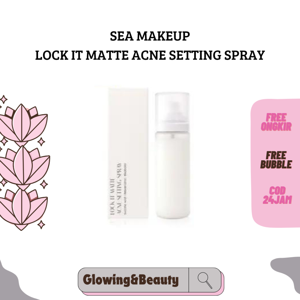 Jual SEA MAKEUP LOCK IT MATTE ACNE SETING SPRAY | Shopee Indonesia