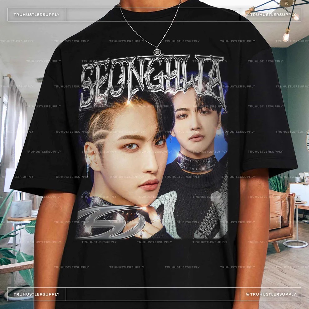 Jual Kaos ATEEZ Seonghwa Bootleg HItam, Putih DTG & DTF M,L,XL,XXL ...