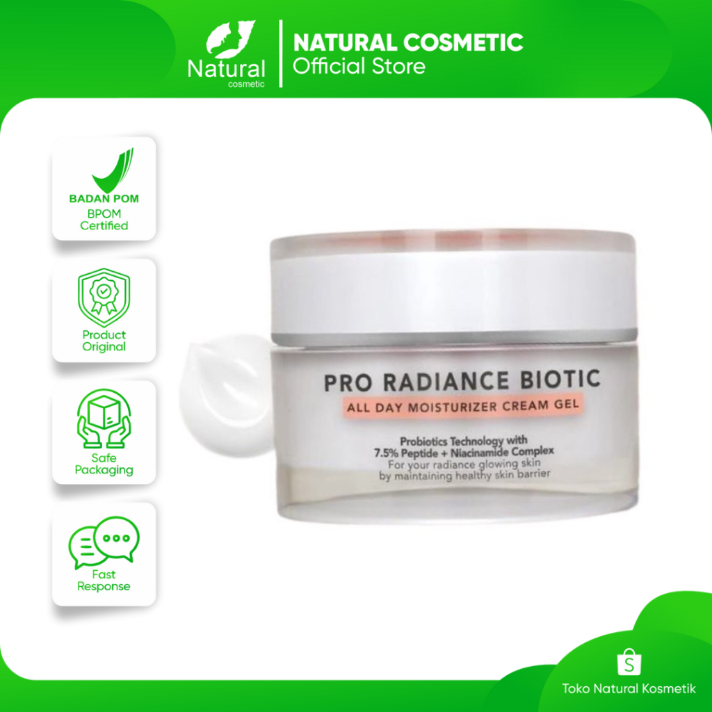 Jual Biokos Pro Radiance Biotic All Day Moisturizer Cream Gel 25 gr ...