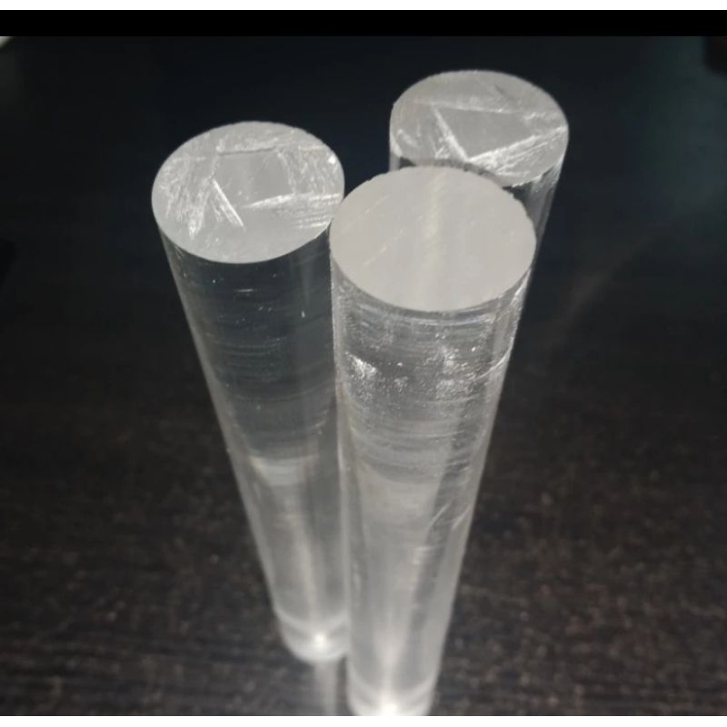 Jual Pipa solid padat Acrylic batangan / rod diameter 15mm panjang 20cm ...