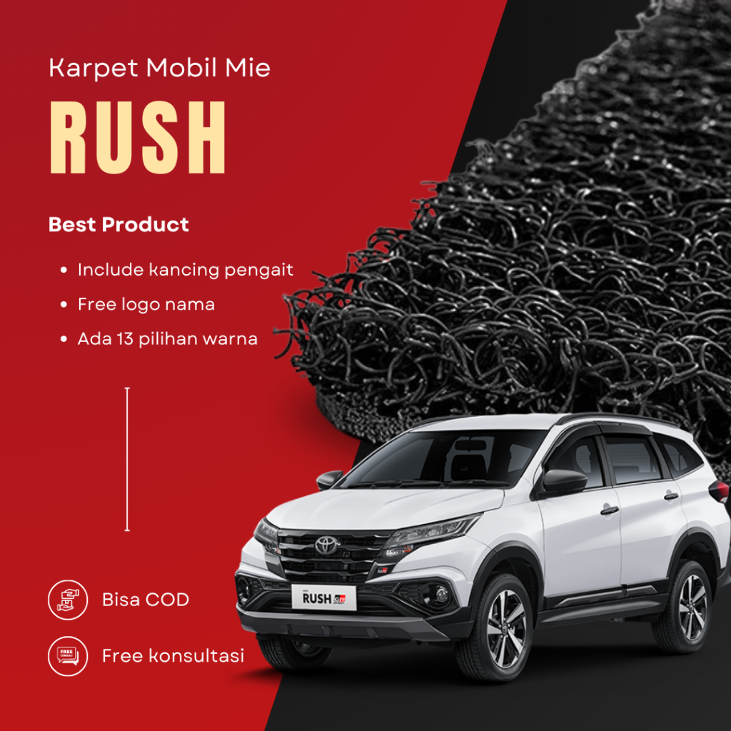 Jual KARPET MOBIL RUSH TERIOS LAMA BARU GR SPORT 2013 2015 2019 2022 ...