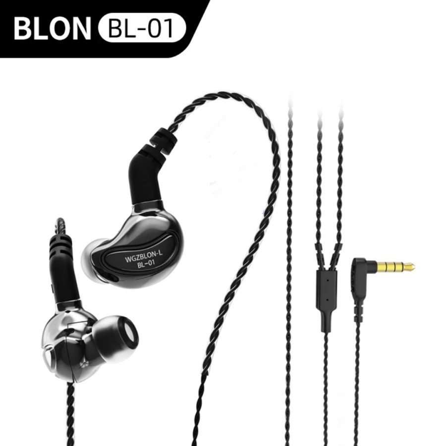 Jual ORIGINAL BLON 01 BL01 BL-01 Earphone Biology Fiber Diaphragm IEM alt BL 03 05 WARNA PUTIH ...