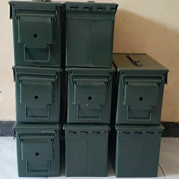 Jual Kotak box amunisi peluru bekas PINDAD a E6O8 | Shopee Indonesia