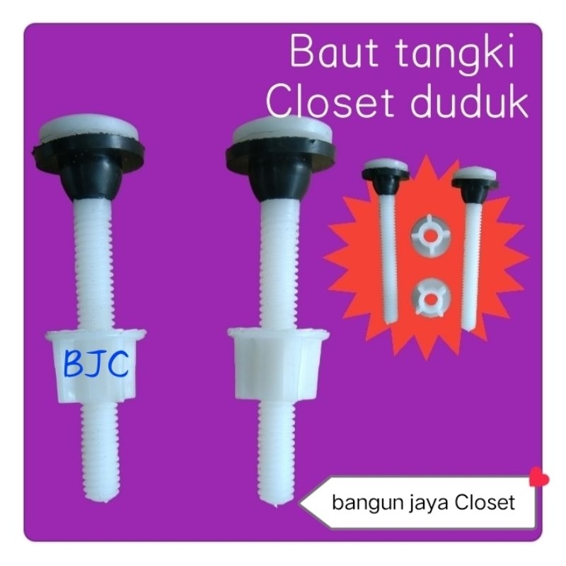 Jual Baut tabung closet duduk/Baut tutup kloset duduk universal ...