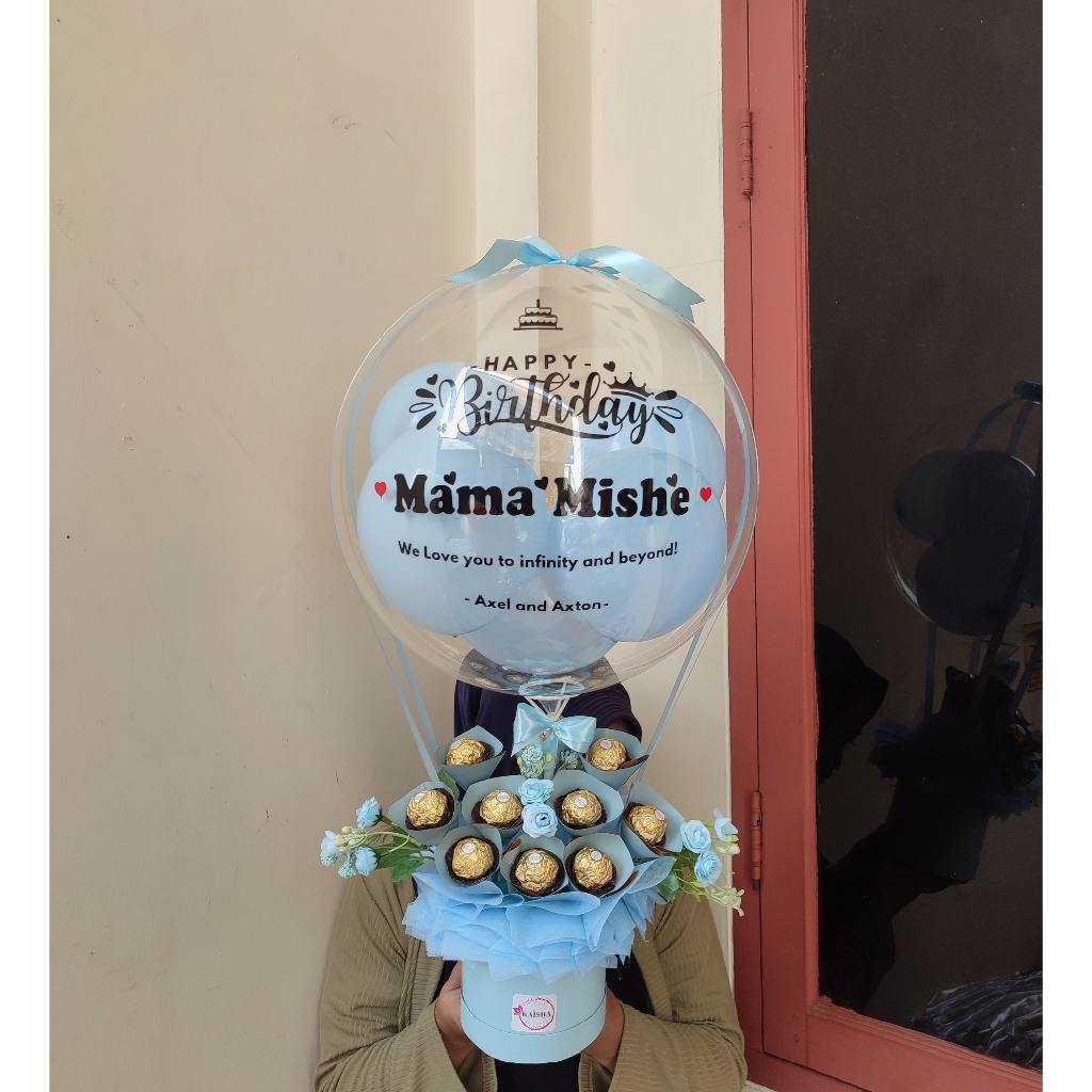 Jual Bloom Box Balon Buket Boneka Ferrero Bunga Kado Aurum Florist ...