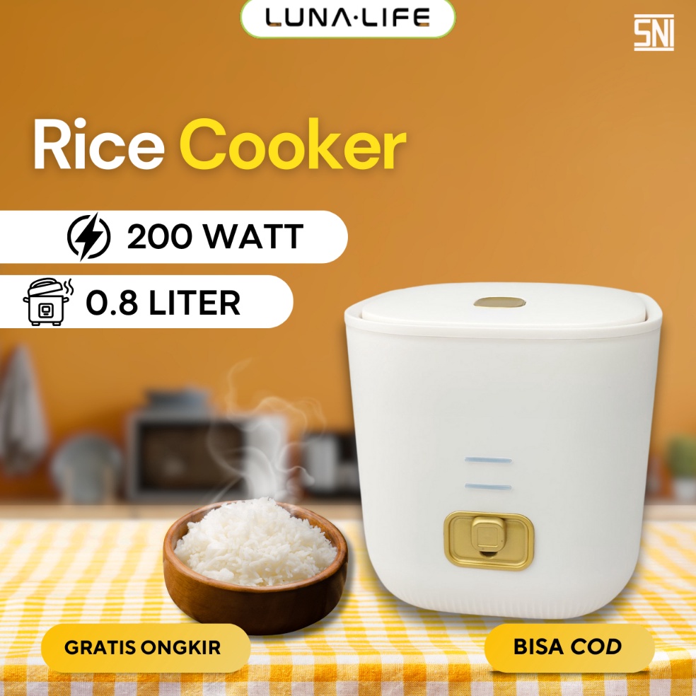 Jual LUNA LIFE Magicom Mini Smart RiceCooker Portable 8L 2 Watt Listrik ...