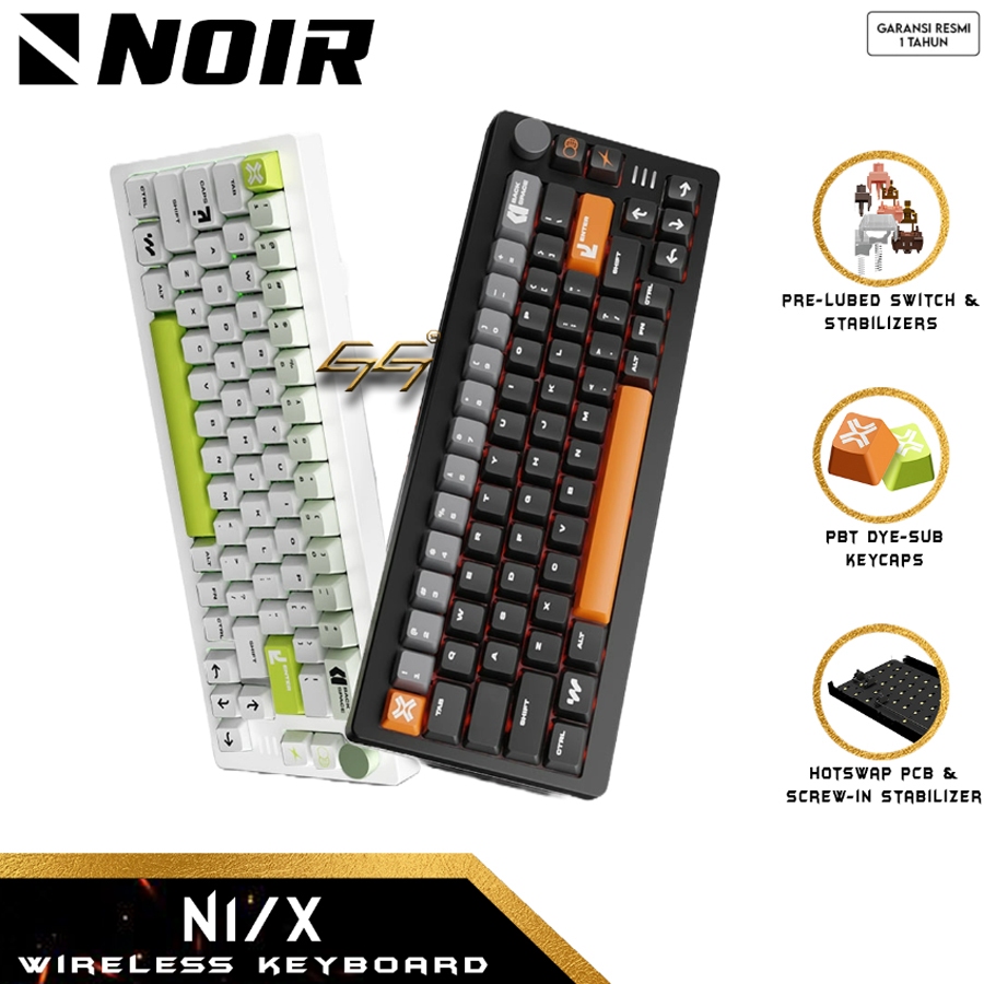 Jual NOIR N1/X N1X N1-X N1 X 65% VIA/QMK Wireless Mechanical Keyboard ...