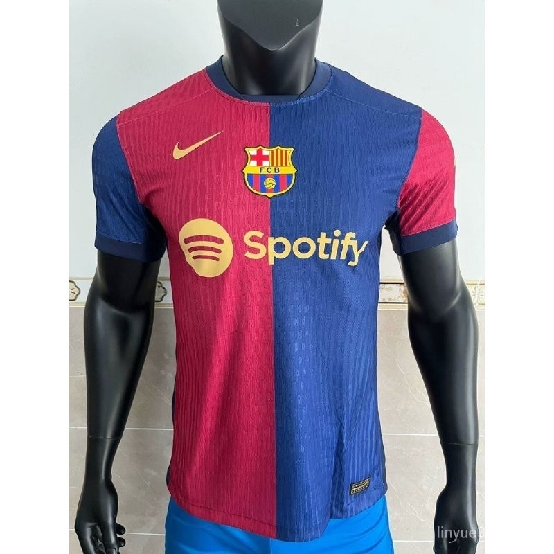 Jual Jersey Bola Grade Ori Player Issue Barcelona Barca Home PI 2024 / ...