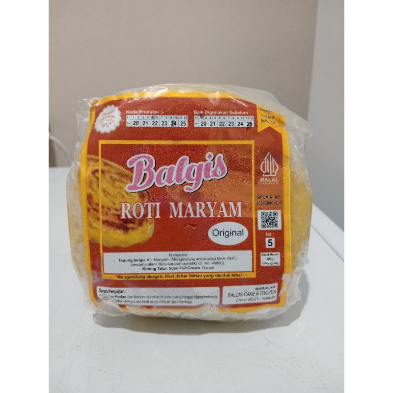 Jual Balgis Roti Maryam Original isi 5 Pcs | Shopee Indonesia